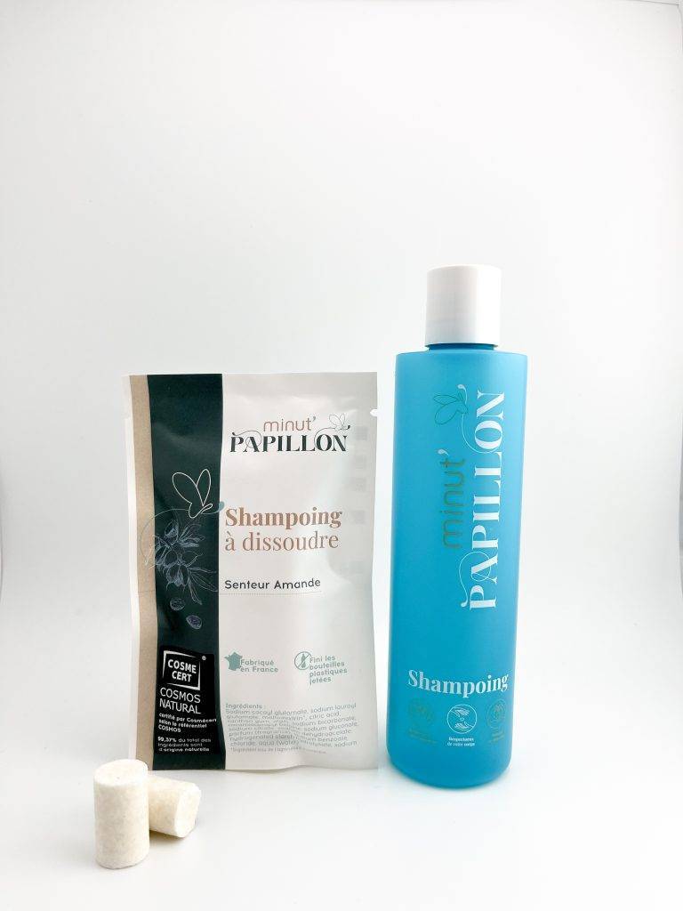 Shampoing rechargeable et pastilles à dissoudre - Minut'Papillon ...
